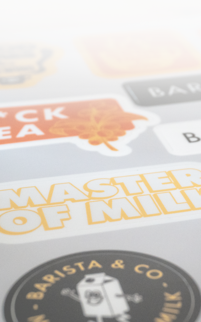 Milk Pitcher Sticker Pack - Edition 1 | Latte Art Jug | Barista & Co